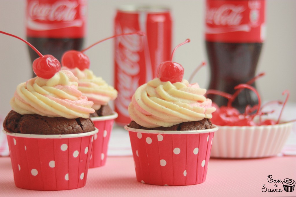 Cherry Coke Cupcakes | Tajinny.com