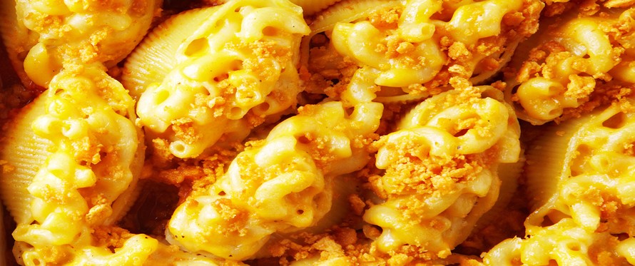 MACARONI AND CHEESE STUFFED SHELLS RECIPE | Tajinny.com