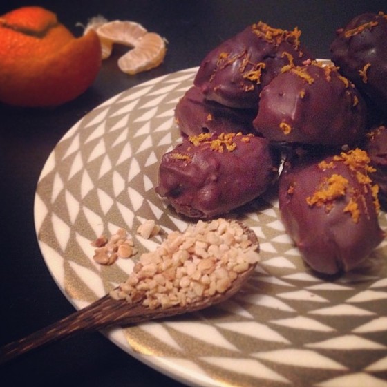 Boozy chocolate orange dates | Tajinny.com